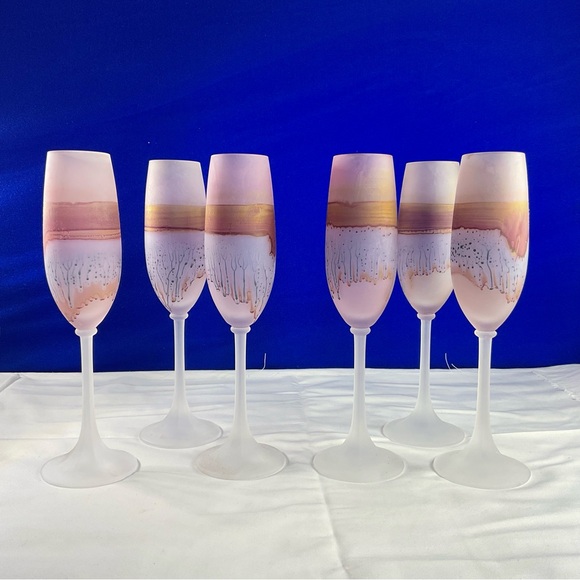 Schott Zwiesel | Dining | Schott Zwiesel Satin Hand Painted Crystal ...